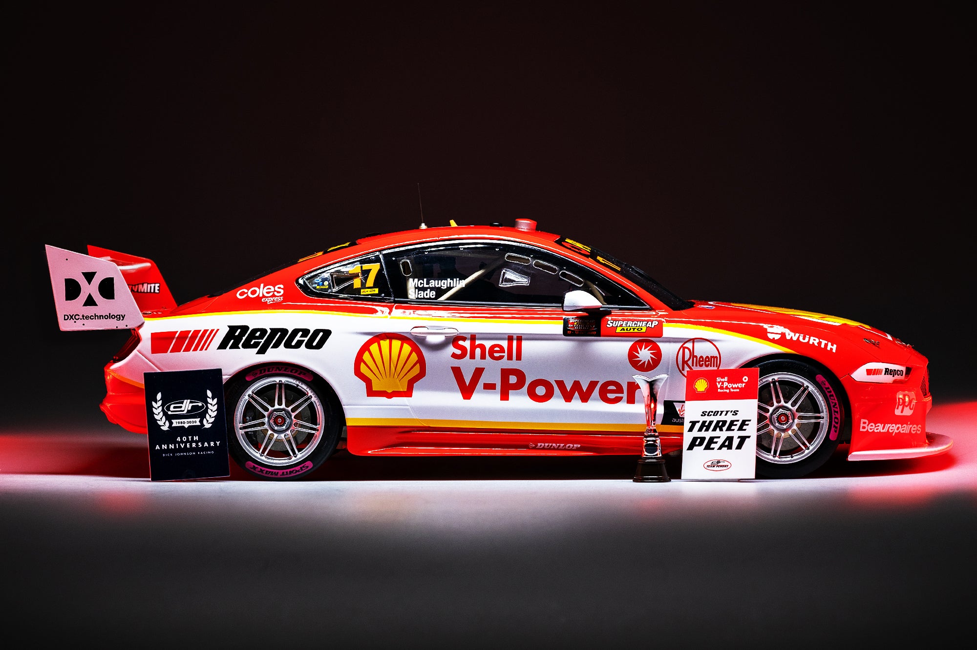 Now In Stock: Three Peat Complete! 1:12 Shell V-Power Racing Team Scot ...