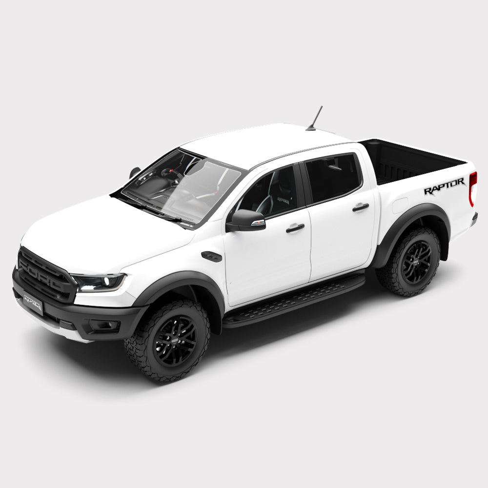 1:18 Ford Ranger Raptor - Arctic White – Authentic Collectables