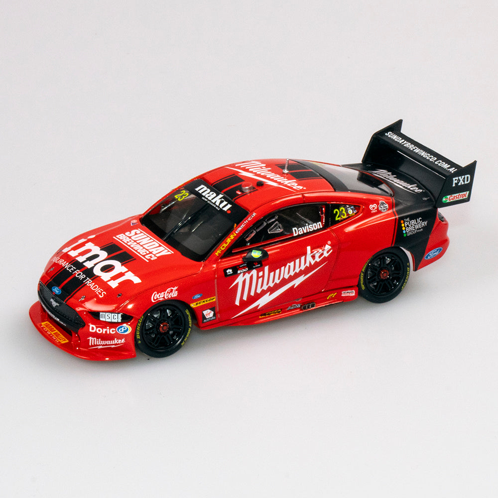 1:43 Milwaukee Racing #23 Ford Mustang GT Supercar - 2020 Championship ...