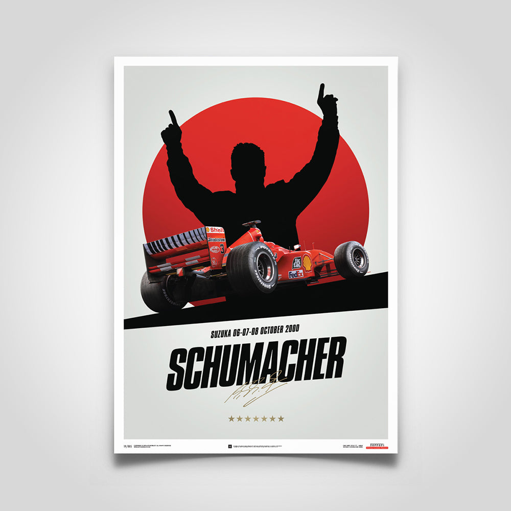 Ferrari F1-2000 Michael Schumacher 2000 F1 World Championship Winner ...